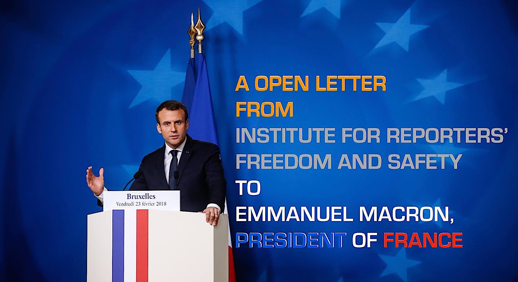 Lettre ouverte Au Président de la République, M. Emmanuel Macron et les ...